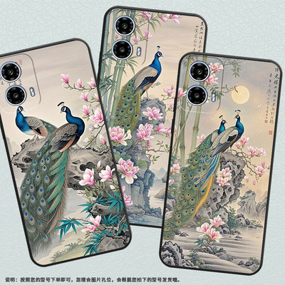 适用MOTOG05手机壳XT2421-2潮流MotorolaG13保护套G15全包XT2333-1粉色玉兰花摩托罗拉G23硅胶G34防摔软壳