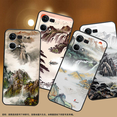 适用OPPOF19S手机壳F1s超薄F3Plus防摔CPH1823商务万水千山0pp0F11Pro/F11保护套CHP2219硅胶F21Pro软壳