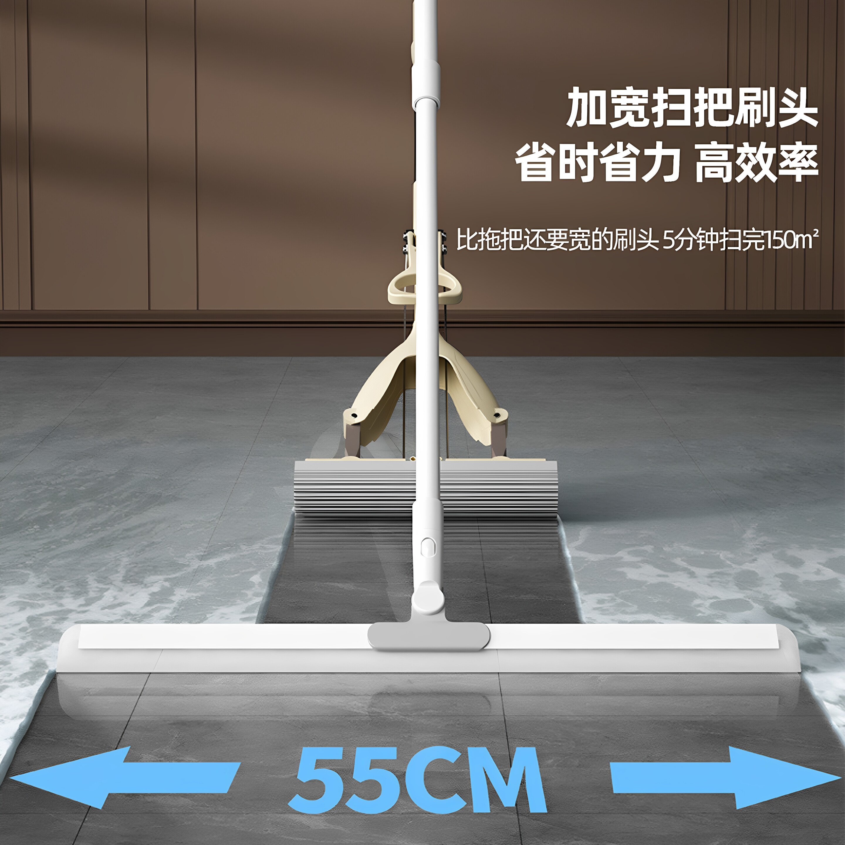 加厚魔术扫把刮水器地刮干湿三合一浴室拖把卫生间扫把硅胶地板刮