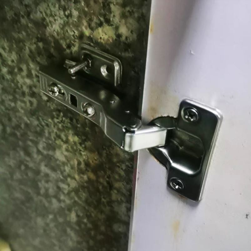 不锈钢铰链橱柜衣柜门阻尼铰链中弯合页缓冲液压飞机弹簧合页