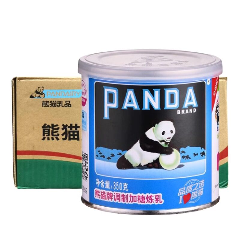 熊猫炼乳调制炼奶350g烘焙奶茶店蛋挞甜品面包奶油小馒头原料商用