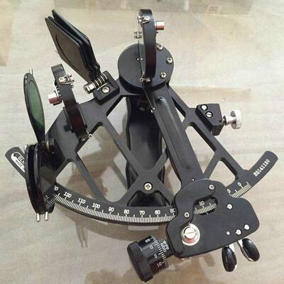 航海六分仪GLH130-40 IMPA370331带灯铜质 船用航海导航仪高品质
