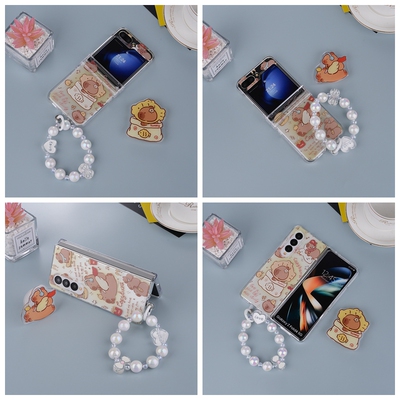 适用折叠屏华为mateX6/X3/X5手机壳P50pocket防摔荣耀magicV3/V2/VS2/VS3透明个性Vflip硬壳Vpurse全包保护套