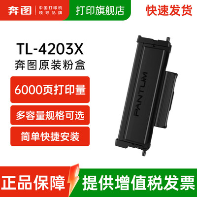 奔图（PANTUM）TL-4203X奔图打印机原装粉盒硒鼓适用BM4203DW/4243/4303ADW/D1/D1pro/max墨粉盒6000页高容版