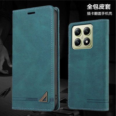 适用xiaomi14Tpro翻盖插卡皮套