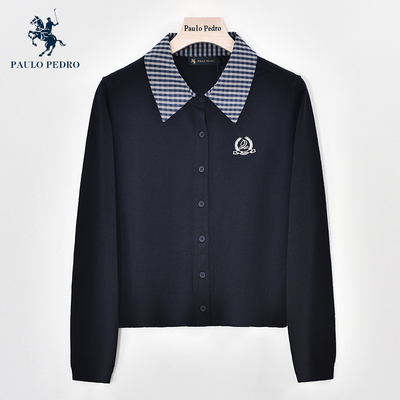 保罗彼得2025年春装女长袖针织衫专柜同款开衫显瘦毛衣UKEA49600