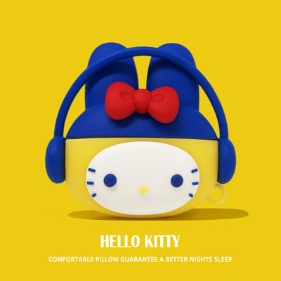 适用于airpodspro2保护套airpods4保护壳3苹果蓝牙耳机套盒airports4三四代airpod硅胶ipod软pro2二代kitty猫