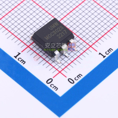 可控硅输出光耦 MOC3023SM(UMW) SOP-6-6.5mm  电子元件全新原装