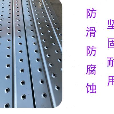 新品钢跳板3米热镀锌钢跳板2米建筑工地脚手架踏板钢架板4m外架i.