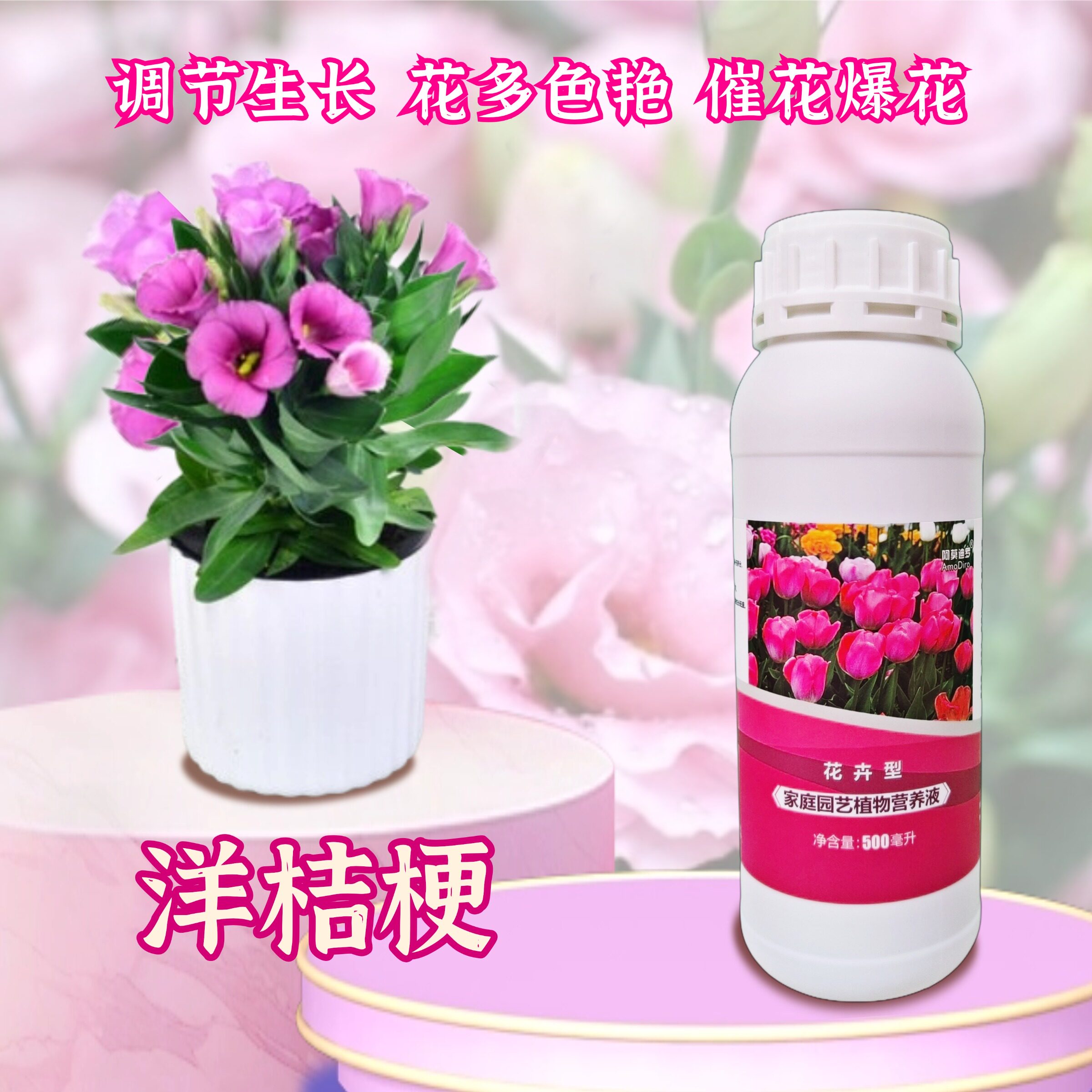 洋桔梗营养液室内阳台盆栽花苗幼苗植物专用复合液体花卉肥料