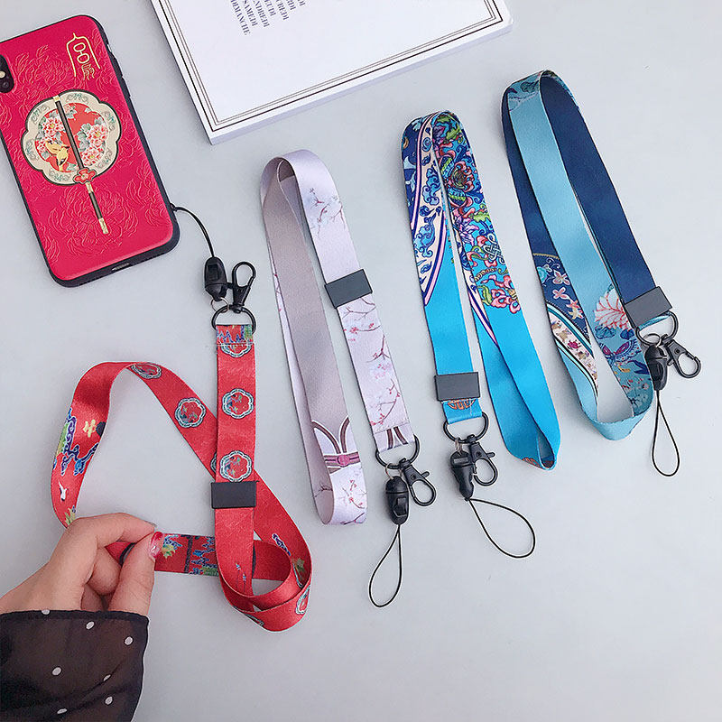 手机挂绳手机壳长挂绳挂脖脖子结实耐用带子电话防丢防丢失不勒脖脖子女款复古古风国风女长款老人老年人专用_虎窝淘