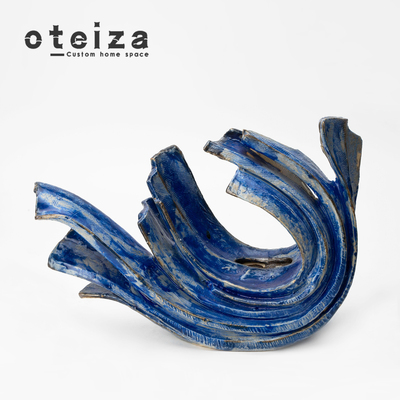 Oteiza简约现代艺术抽象个性摆件书房卧室酒店样板间民宿装饰花器