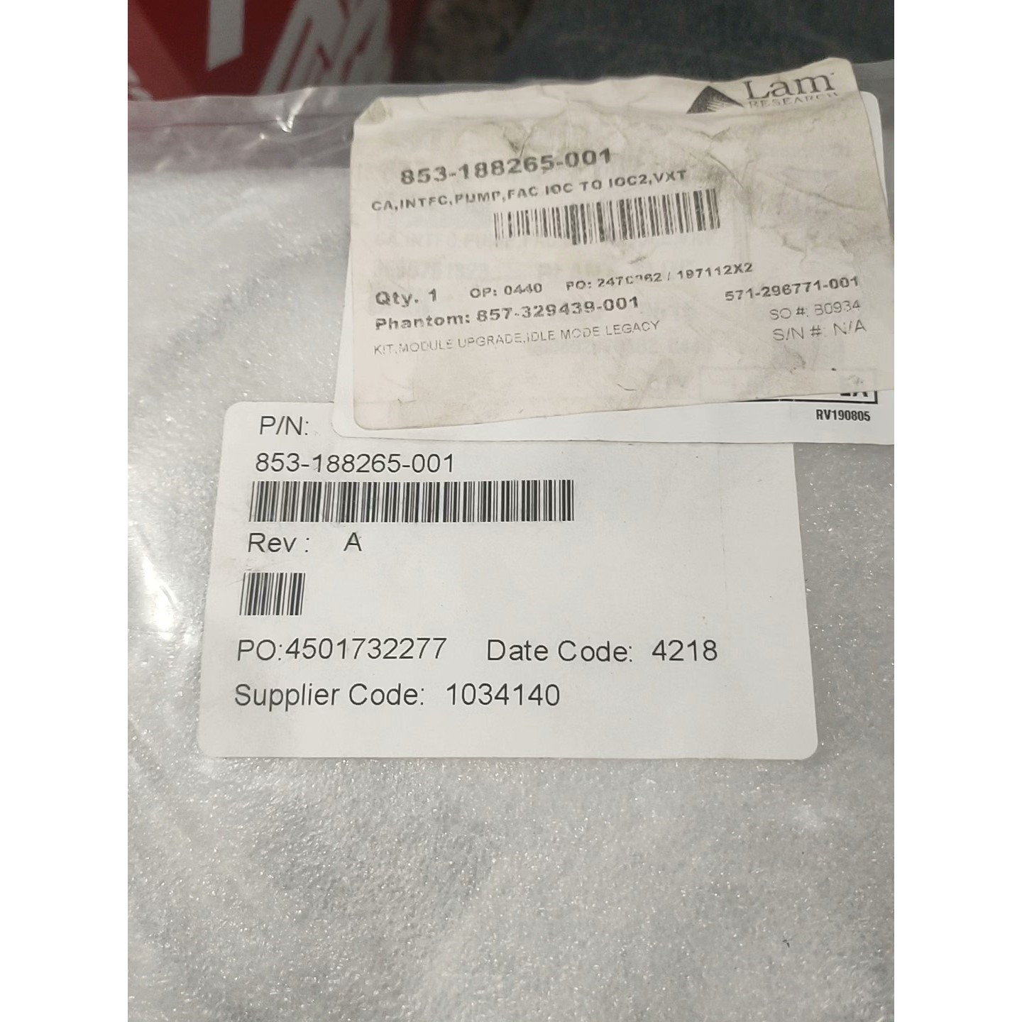 客服在线:电子产品制造设备LAM 853-188265-001【议价】