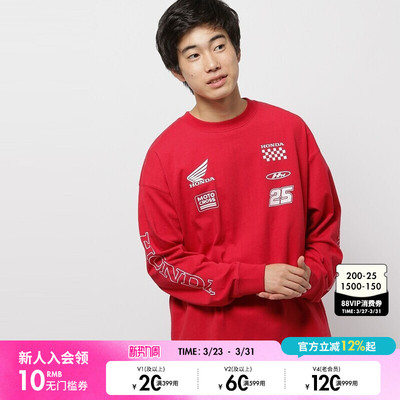 nikoand...长袖男秋季字母印花