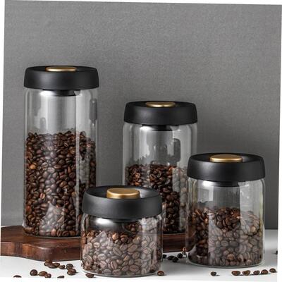 Coffee Bean Container with Airtight Lid- Cereal, Sugar Tea