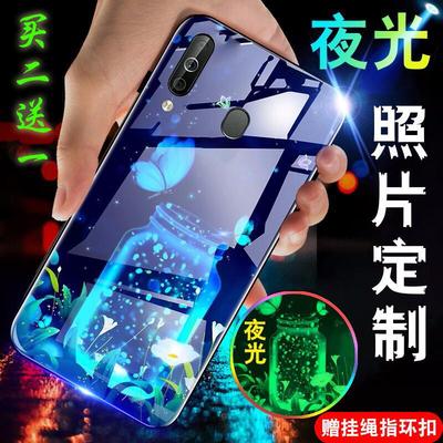 适用于三星A60手机壳夜光玻璃壳Galaxy A6S创意防摔a41全包保护套a30软壳潮男女款a40/a50个性创意情侣a62018