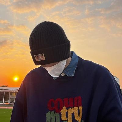 毛线帽男2024新款秋冬大头围保暖