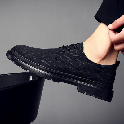 夏季透气软底商务休闲男士布鞋