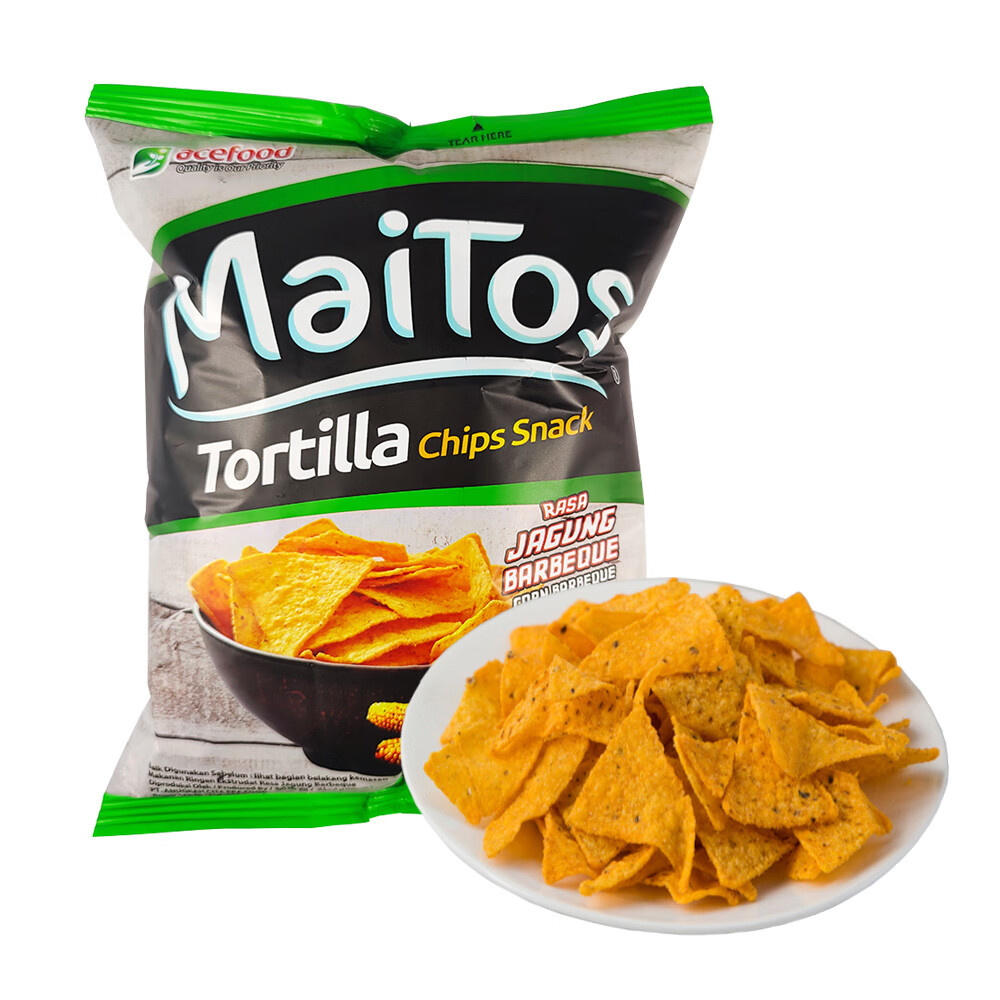 [十足]Maitos玉米片烧烤味70g零食网红办公室