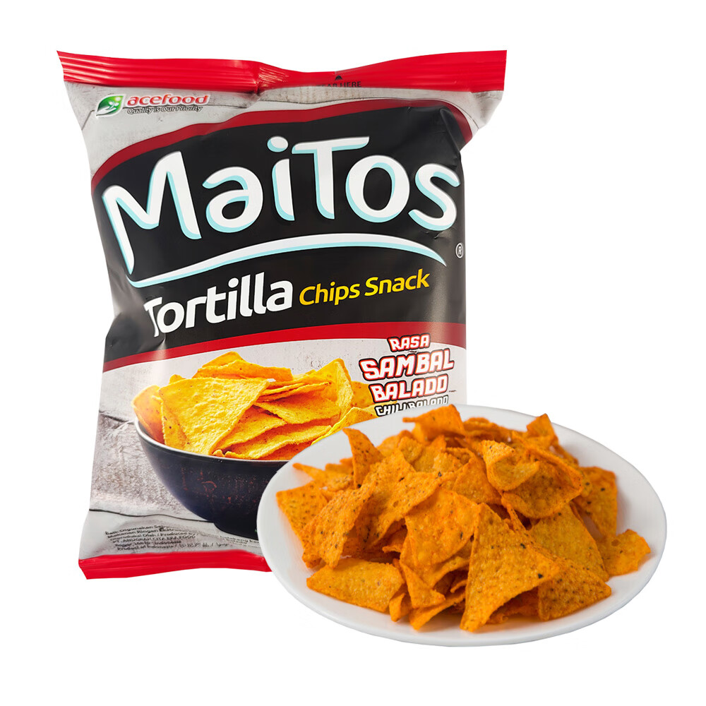[十足]Maitos玉米片香辣味70g零食网红办公室