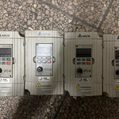 可维修400W台达变频器VFD004M21A，劲拓波峰焊下，成色议价