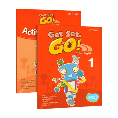 现货原版 牛津幼儿英语 Get Set Go 1级别 学生书+练习册 3-6岁幼儿启蒙英语 幼儿园小班一级支持牛津点读笔 GSG学生套装