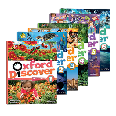 现货原版牛津探索发现Oxford Discover教材 1/2/3/4/5/6 级别套装含课本练习册批判性思维少儿高阶段小学英语教材书籍牛津少儿英语