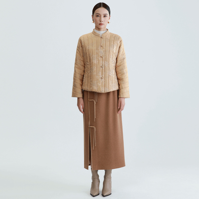 DYBULAFUN/戴布拉芬新款冬季立领新中式国风时尚百搭短款外套棉服