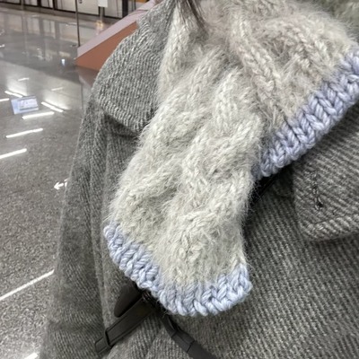 雪宝毛线围巾专用毛线柔软手工diy毛线团围巾毛线手工编织钩织diy