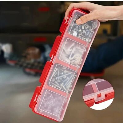1Pc/2Pcs Multi-Compartment Organizer Box For Screws & Small