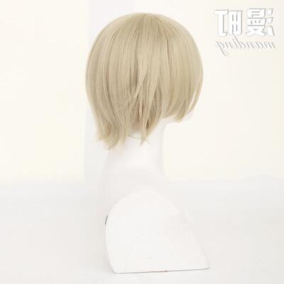 /偶像梦幻祭2 ALKALOID 白鸟蓝良 亚麻金 cos假发