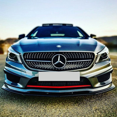 适用奔驰CLA级C117 CLA200 260 CLA45 AMG 2013-2015前铲前唇改装