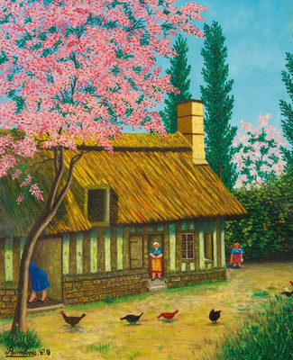 M297【法国】卡米尔·博伯（Camille Bombois）绘画网传图库