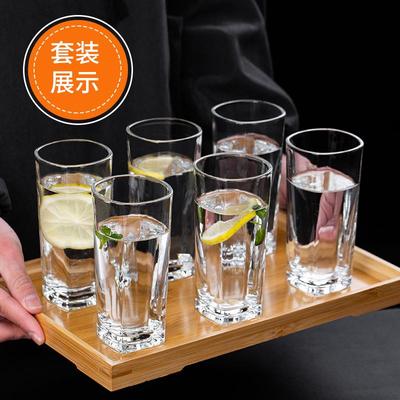 glass set use 6 juice beer glasses, milk drinking cups,