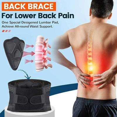 Breathable Waist Support Back Brace Lower Back Pain Lumbar S