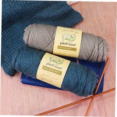 100g/ball  Soft Thick Wool Yarn Woolen Crochet Yarn Hand