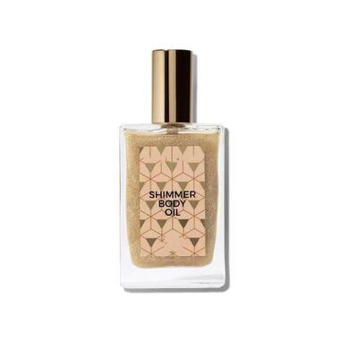 shimmer body oil高光身体油流沙金高光液