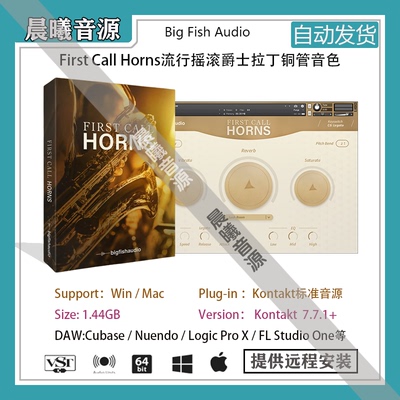First Call Horns流行摇滚爵士拉丁铜管音色库PC MAC编曲标准音源