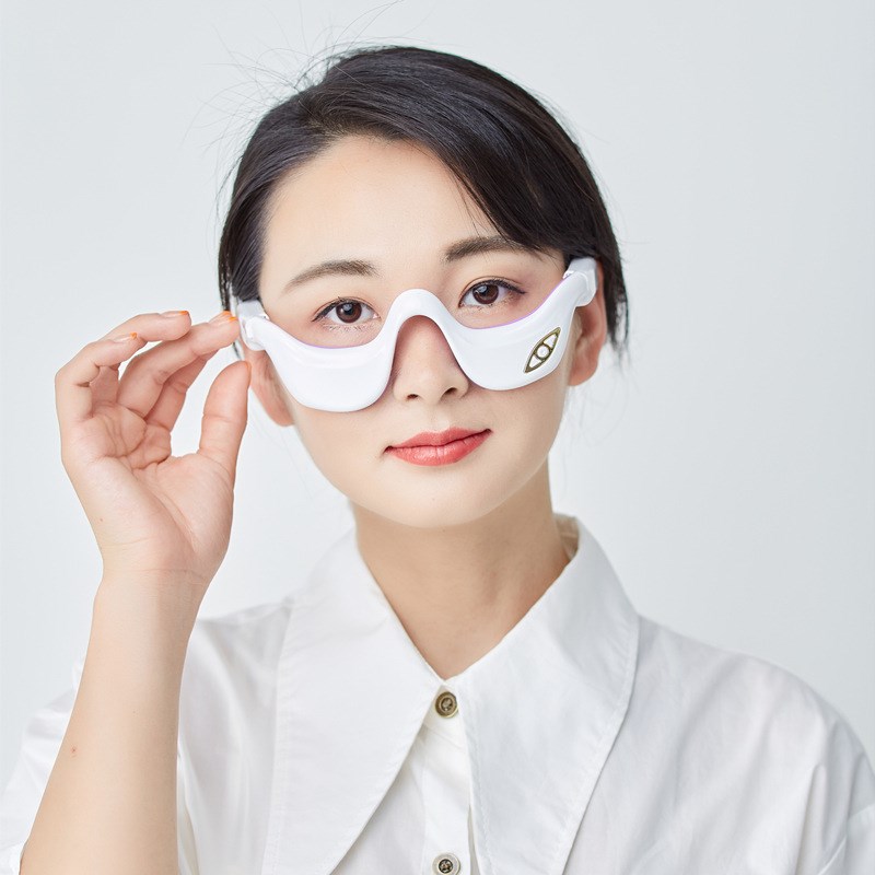智能眼部按摩器眼袋黑眼圈美眼仪 眼部spa按摩器X震动加热家用