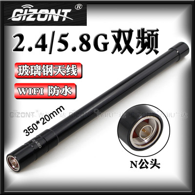 2.4G/5.8G双频高增益玻璃钢天线