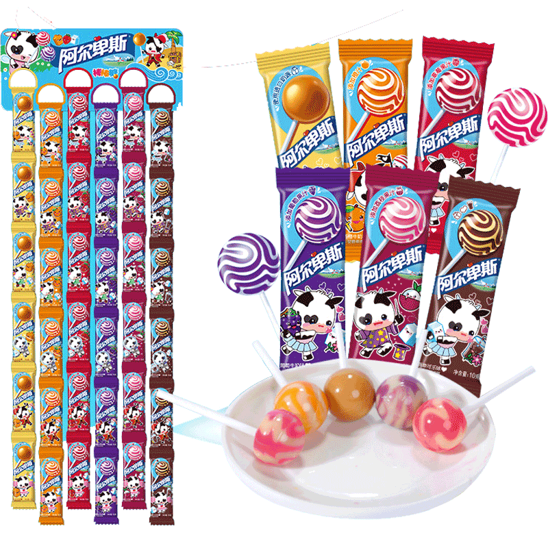 阿尔卑斯棒棒糖条装抖音同款儿童