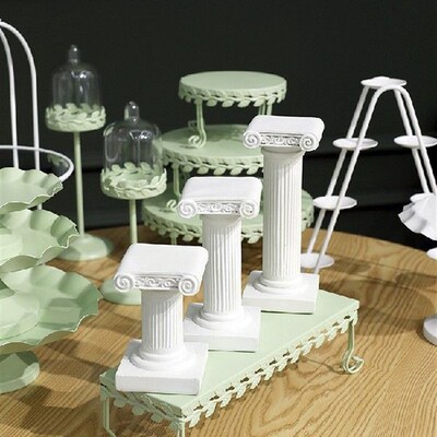 极速Green Colors Cake Stands for PDarty Table Pastries Cupca