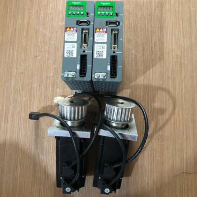 可维修可充新施耐德400W驱动器加电机 LXM16DU04M2X议价