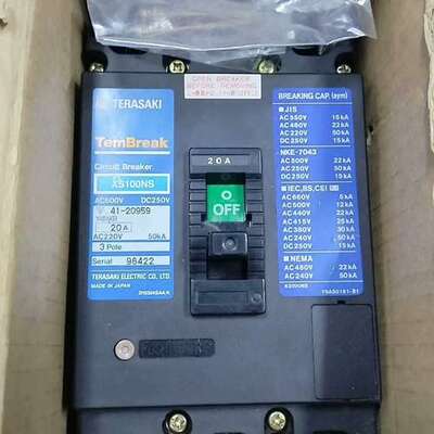 议价-寺崎断路器TemBreak XS100NS  20A，全新原