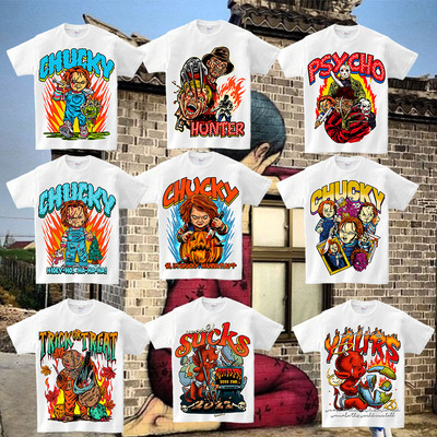 恶魔2024年春季圆领纯棉短袖