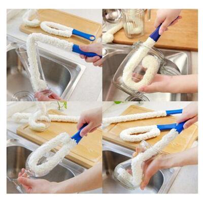 Glassware Cleaning Brush Wine Carafe Decanter Bottle Cup Gla
