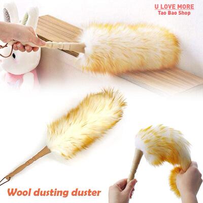 Dust Brush Household Feather Duster Dusting Cleaning Brush W