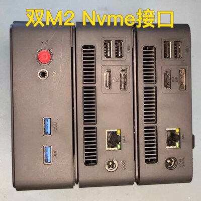 议价十二代N100迷你小主机 双m2硬盘位 飞牛神器 dma副机