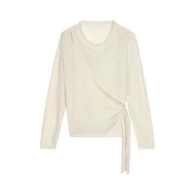 漏肩上衣女装新款52746MOXI针织