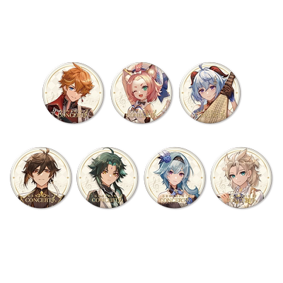 原神尘世华章主题系列角色徽章